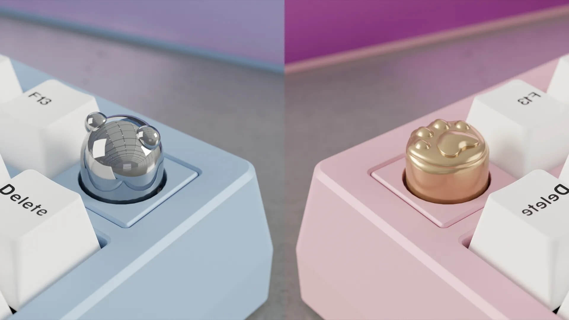 Zoom75 Essential Edition Custom Keyboard - Case Blush Pink - Backplate ...