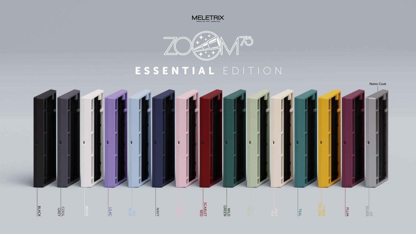 Zoom75 Essential Edition Custom Keyboard - Case Blush Pink - Backplate ...