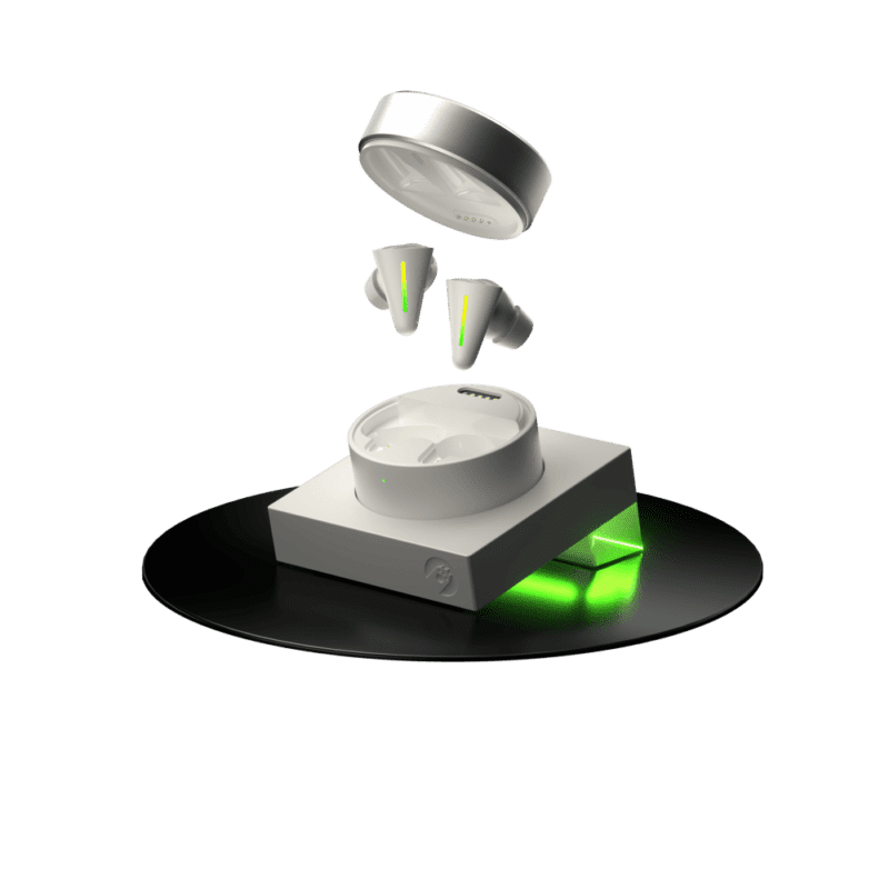 ANGRY MIAO CYBERBLADE Ghost White Wireless Gaming Earbuds - Active ...