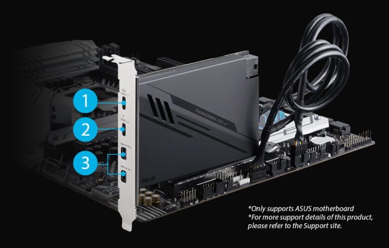ASUS ThunderboltEX 4 Expansion Card - Intel® Thunderbolt™ 4 JHL 8540 ...
