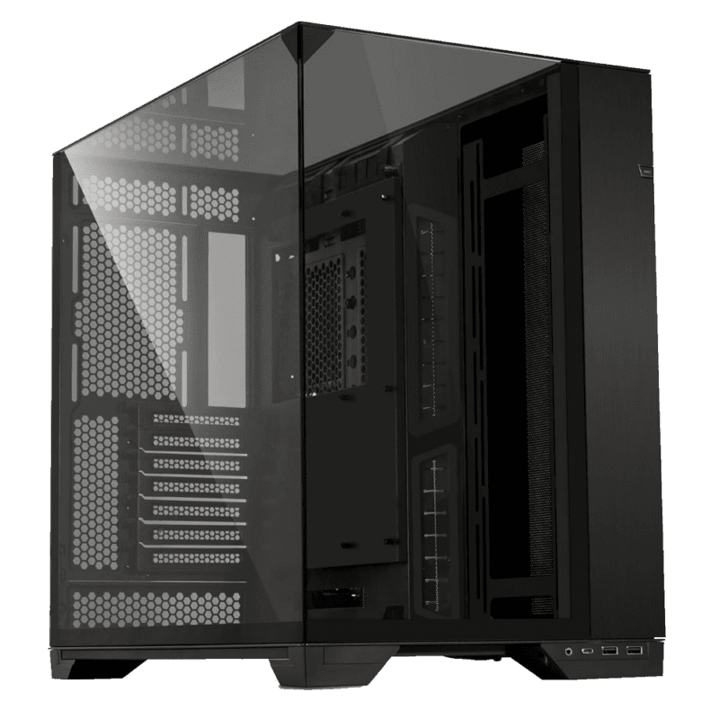 Lian Li O11 Vision Black Case - Aluminum, Steel, Tempered Glass ATX Mid ...