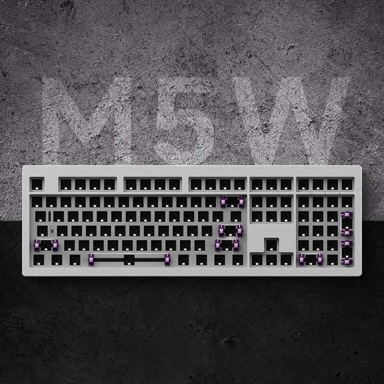 Kit Monsgeek M5W Custom Build Keyboard - 3 modes, Aluminium CNC, Gasket ...