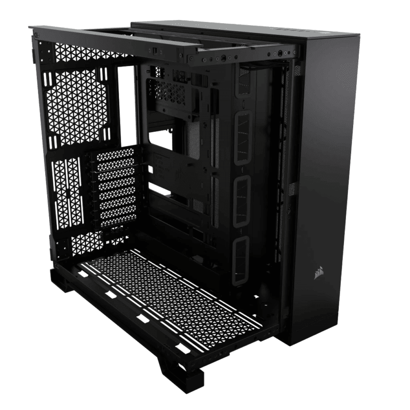 CORSAIR 6500X Black - Dual Chamber, Tempered Glass, Mid Tower ATX Case