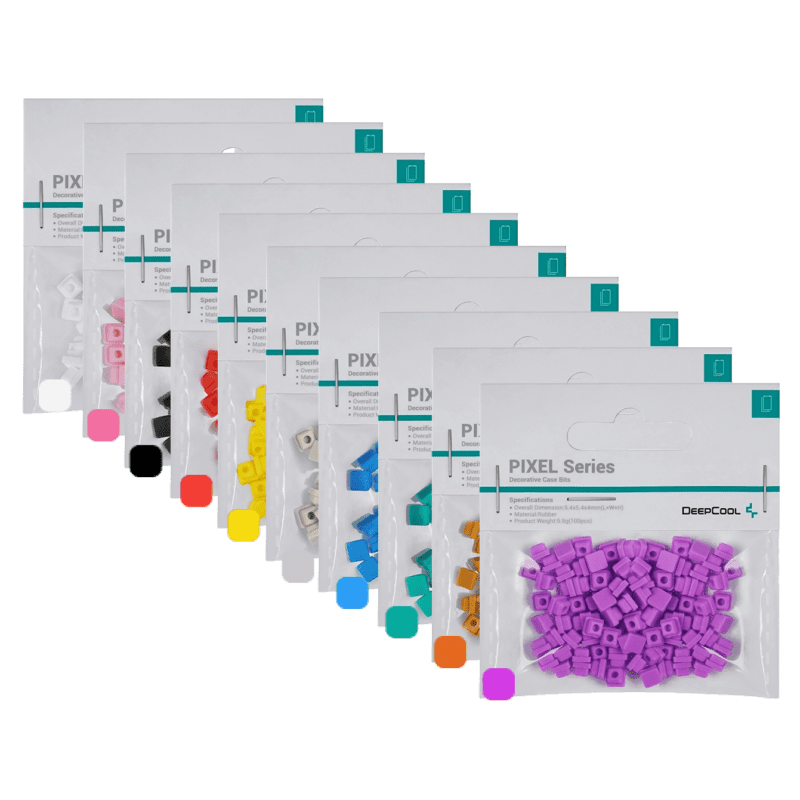 DEEPCOOL PIXEL Series - 10 variation colors, Silicone, 5.4x5.4x4mm(L×W×H)