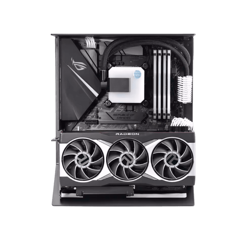 XTIA Xproto ATX V2 Black Case - aluminum alloy, water cooling open ...