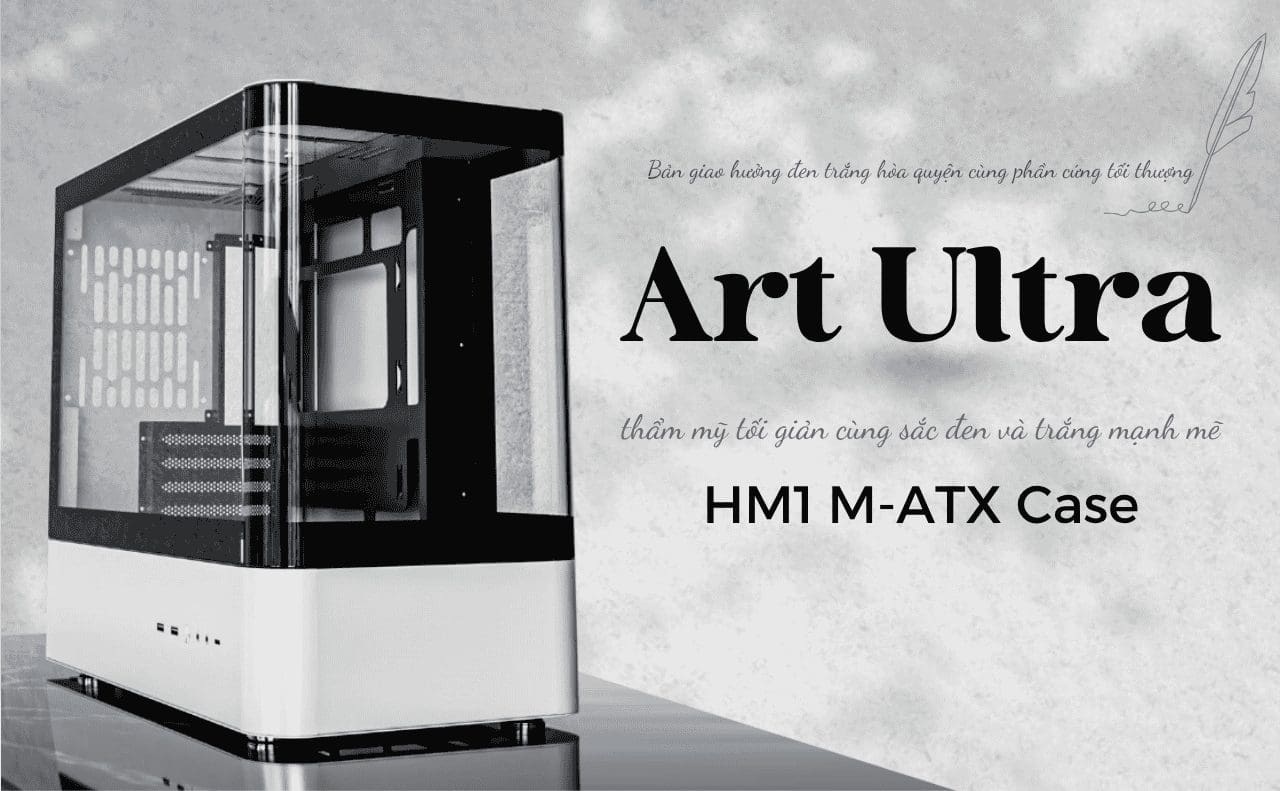 QC.Art HM1 Sea View M-ATX Tower Case