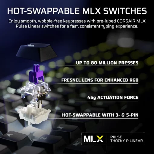 CORSAIR Galleon 100 SD (Tích Hợp Stream Deck) Gaming Keyboard - Full ...